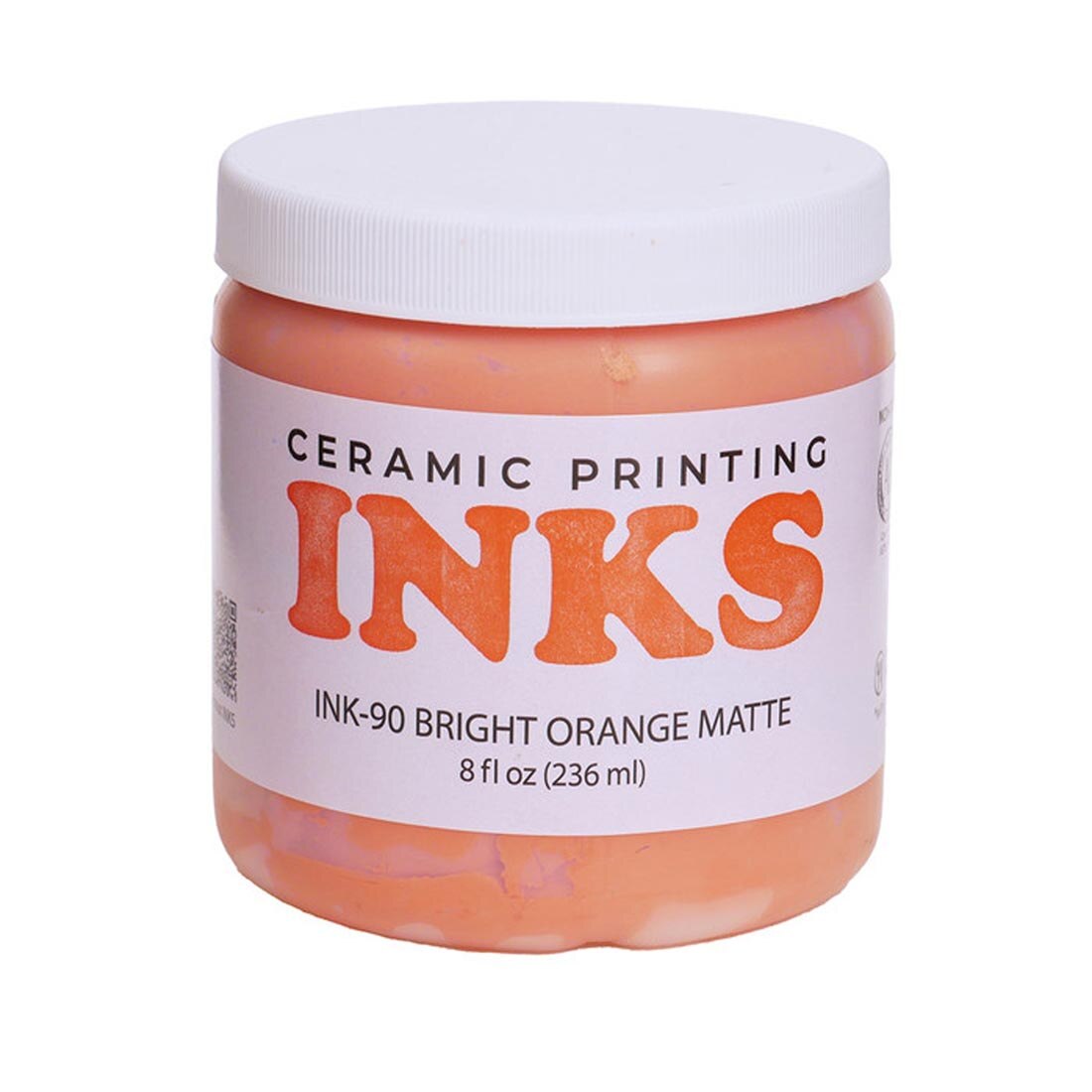 AMACO Ceramic Printing Ink Bright Orange Matte