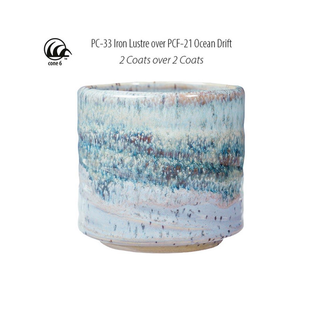 Ocean Drift AMACO Potter's Choice Flux High Fire Glaze