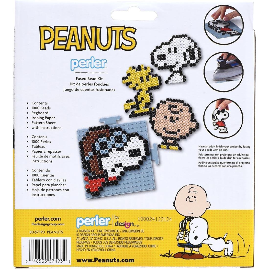 Peanuts Mini Fused Perler Beads Kit