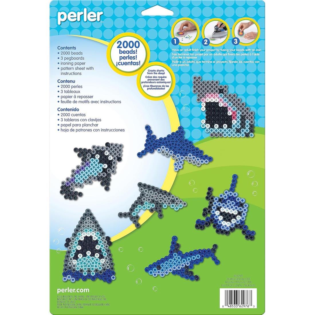 Perler Beads Sharks Activity Kit