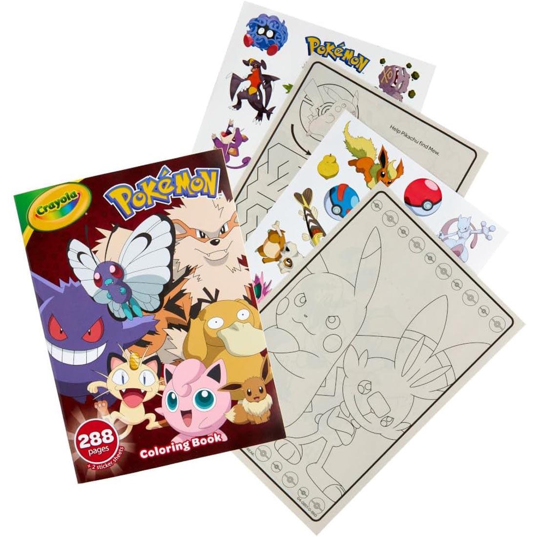 Pokemon Coloring Book By Crayola