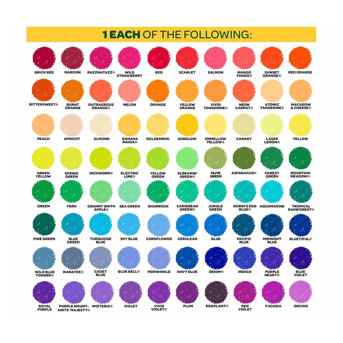 Crayola Regular Crayons 120-Color Set