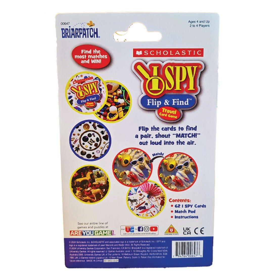 I Spy Flip & Find Travel Card Game by Scholastic