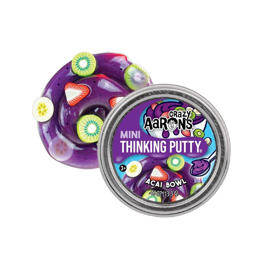Acai Bowl Mini Thinking Putty By Crazy Aaron