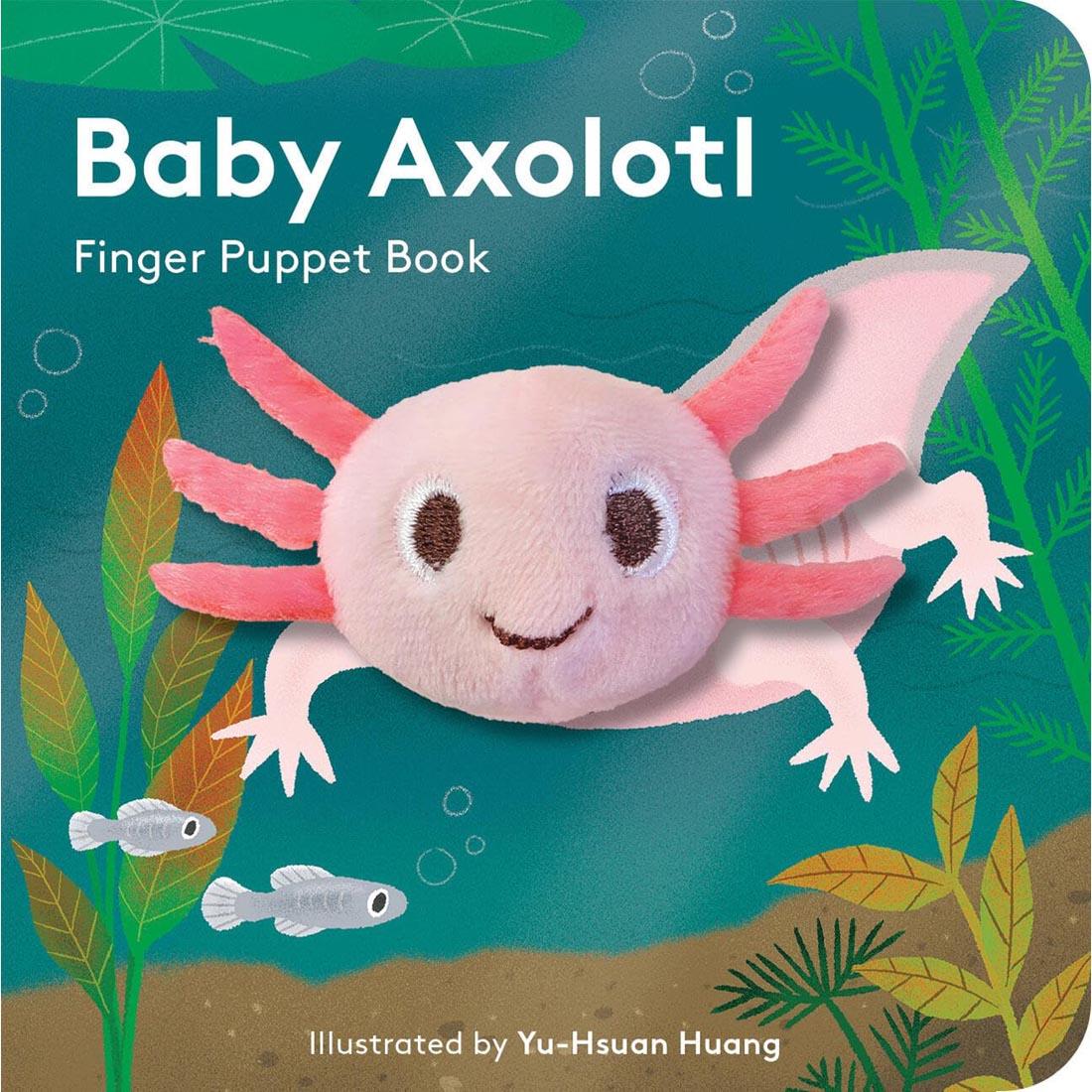 Baby Axolotl Finger Puppet Board Book