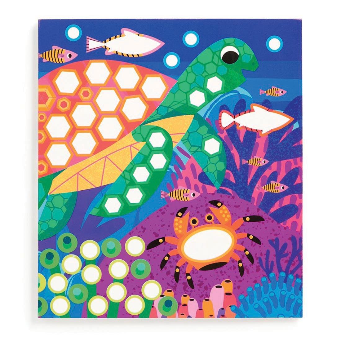 Ocean Life Sticker Sparkle Poster Activity Kit by Mudpuppy