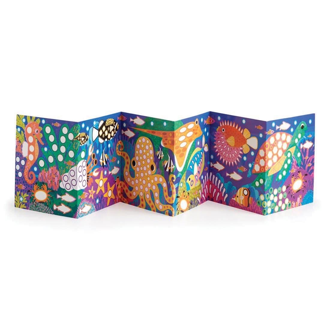 Ocean Life Sticker Sparkle Poster Activity Kit by Mudpuppy
