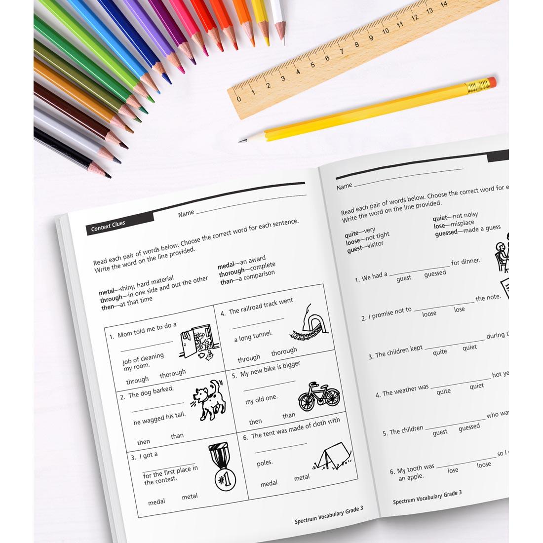 Grade 3 Spectrum Vocabulary Book By Carson Dellosa