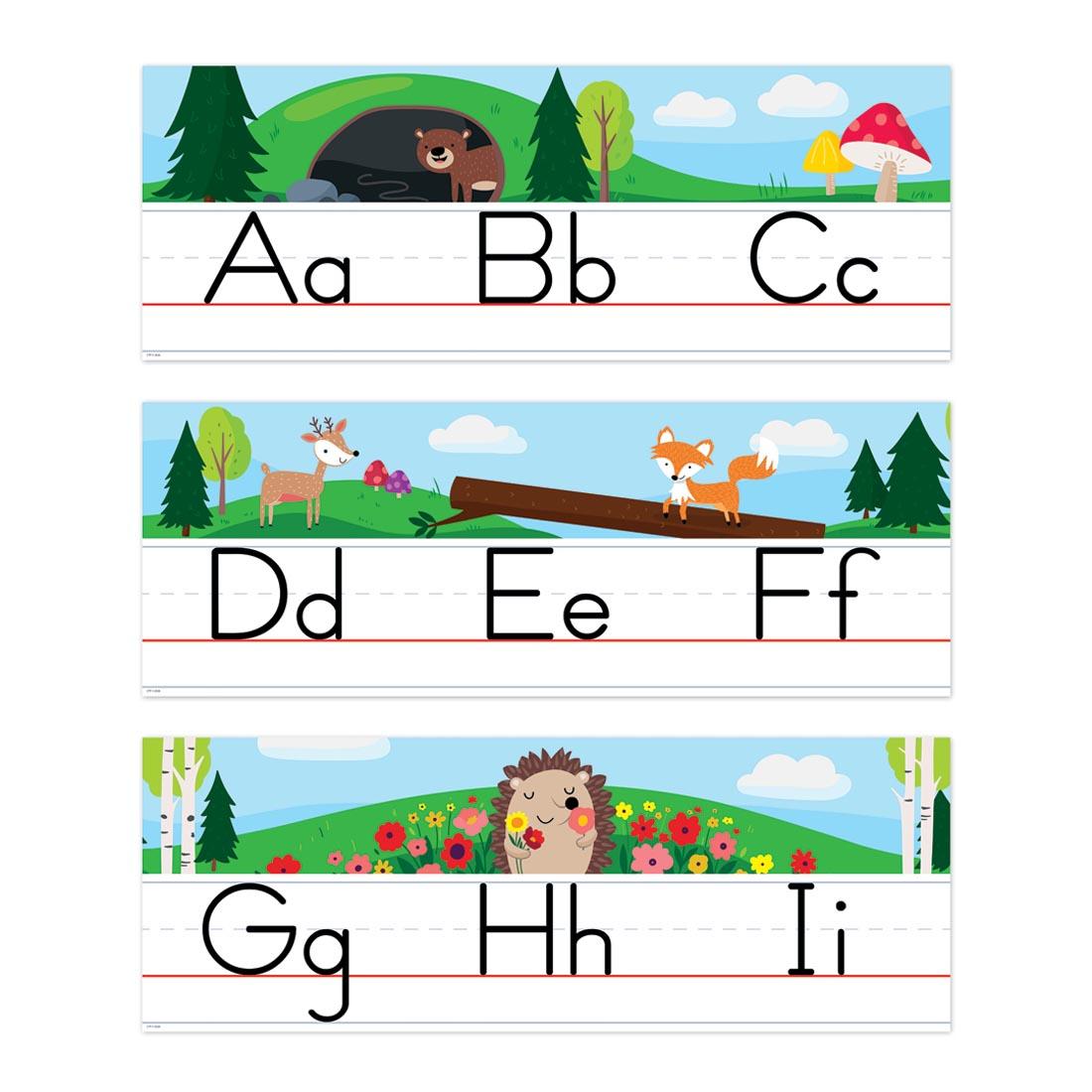 Jumbo Woodland Friends Bulletin Board Set by Creative Teaching Press