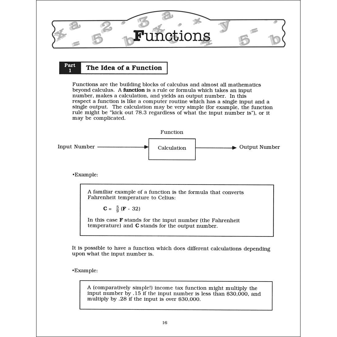 Straight Forward Math Series Pre-Calculus Book