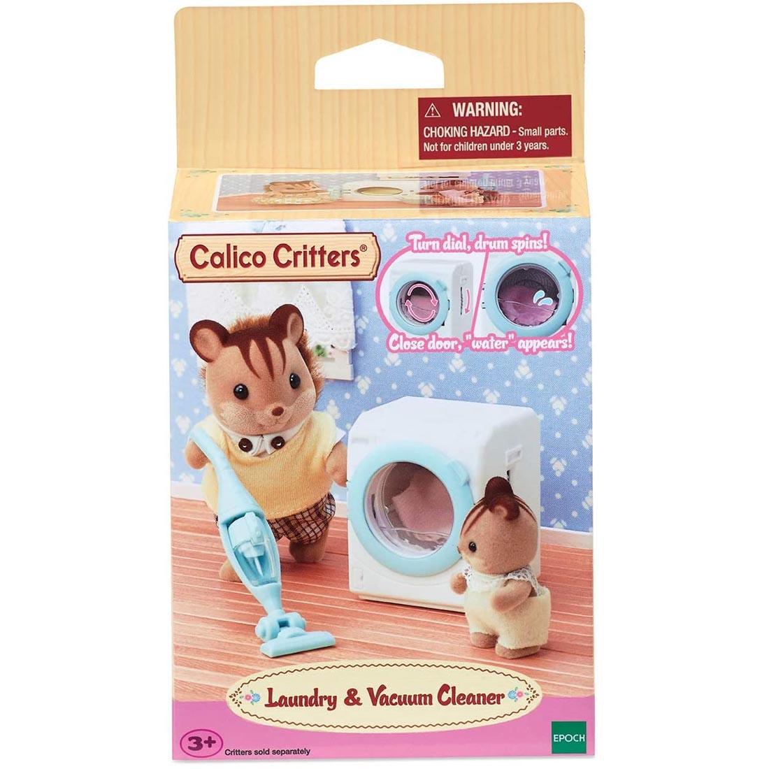 Calico Critters Laundry & Vacuum Cleaner Set