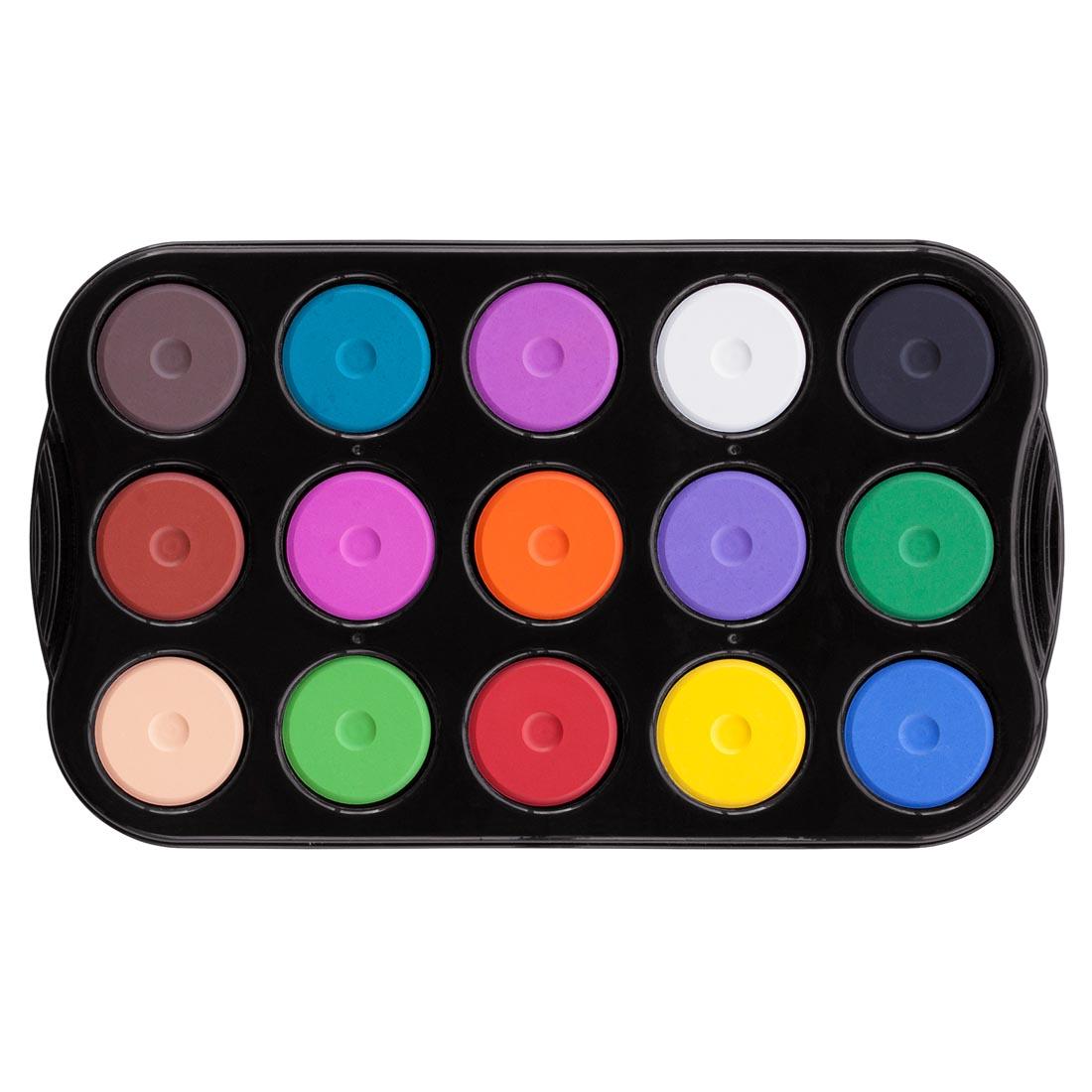 Richeson 15-Color Mini Tempera Cake Set