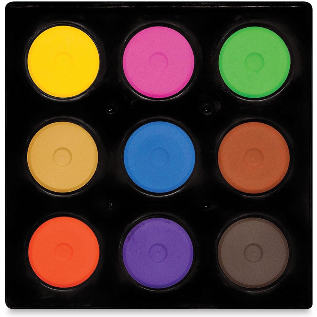 Richeson 9-Color Mini Tempera Cake Set 2