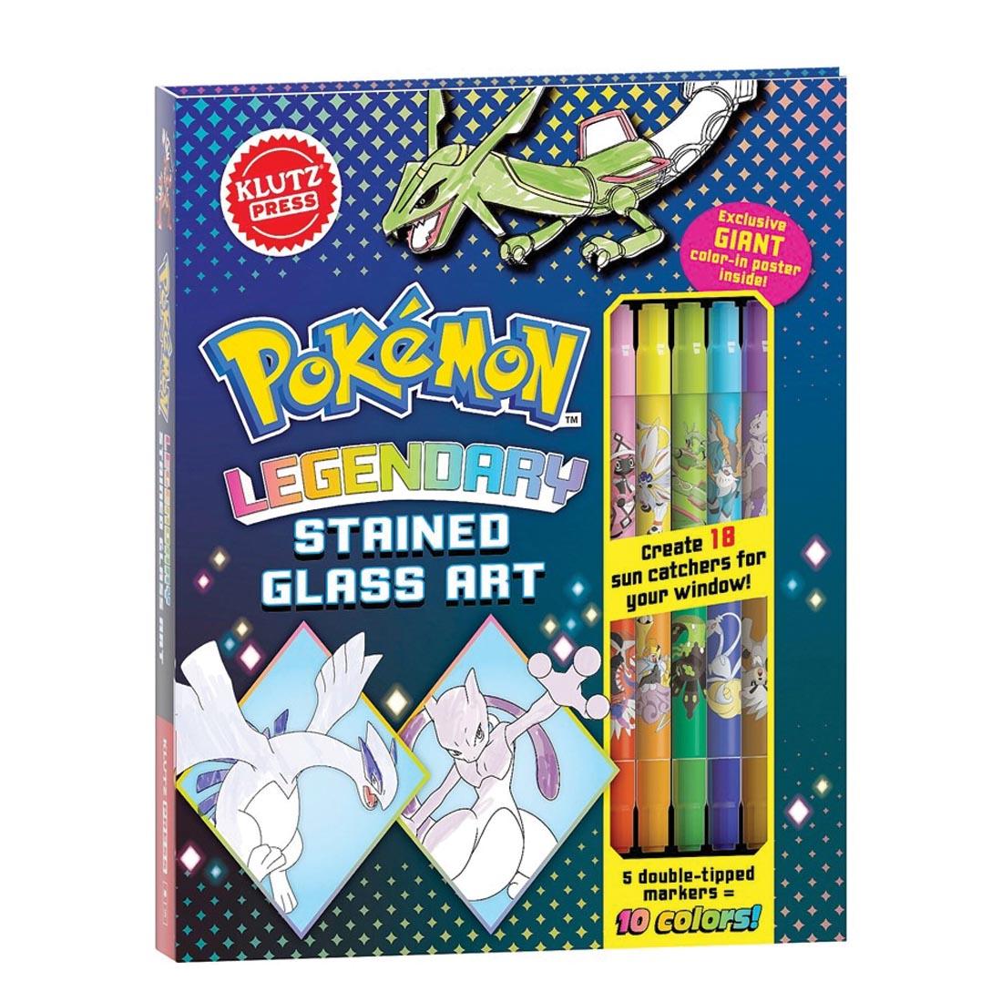 Pokemon Legendary Stained Glass Art Kit By Klutz Press