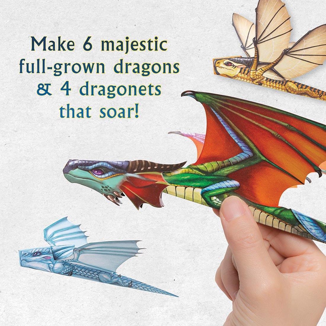 Wings of Fire Folded Flyers Art Kit By Klutz Press For Ages 8 and up