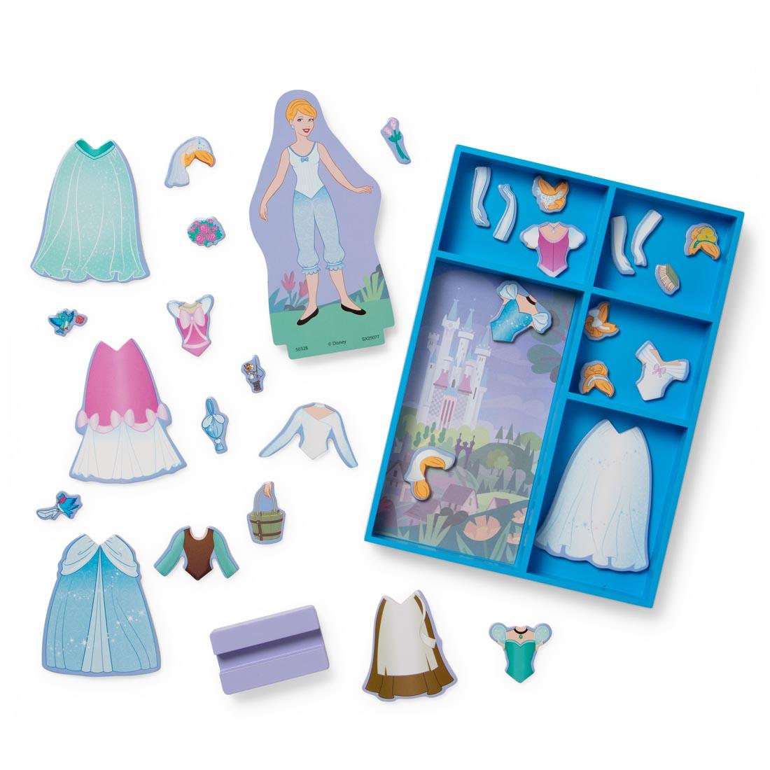 Disney Cinderella Wooden Magnetic Dress-Up Set By Melissa & Doug