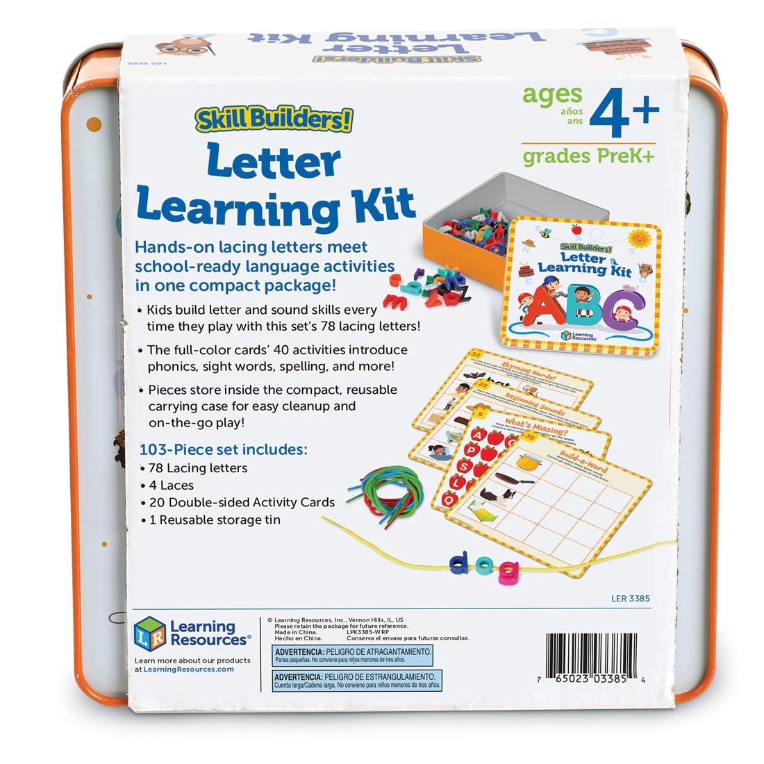Skill Builders! Letter Learning Kit By Learning Resources