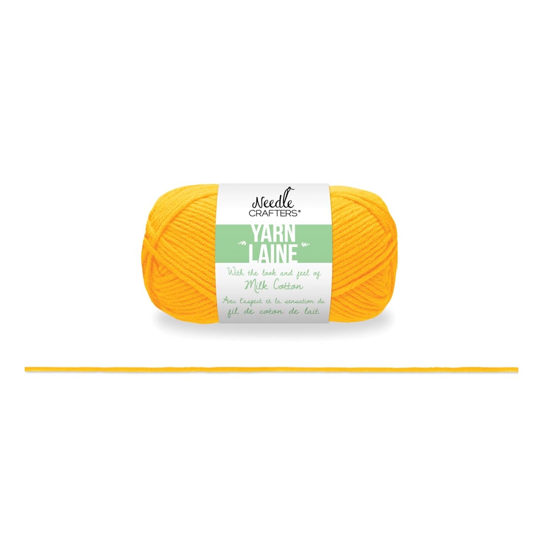 Golden Yellow Acrylic Yarn by Needle Crafters