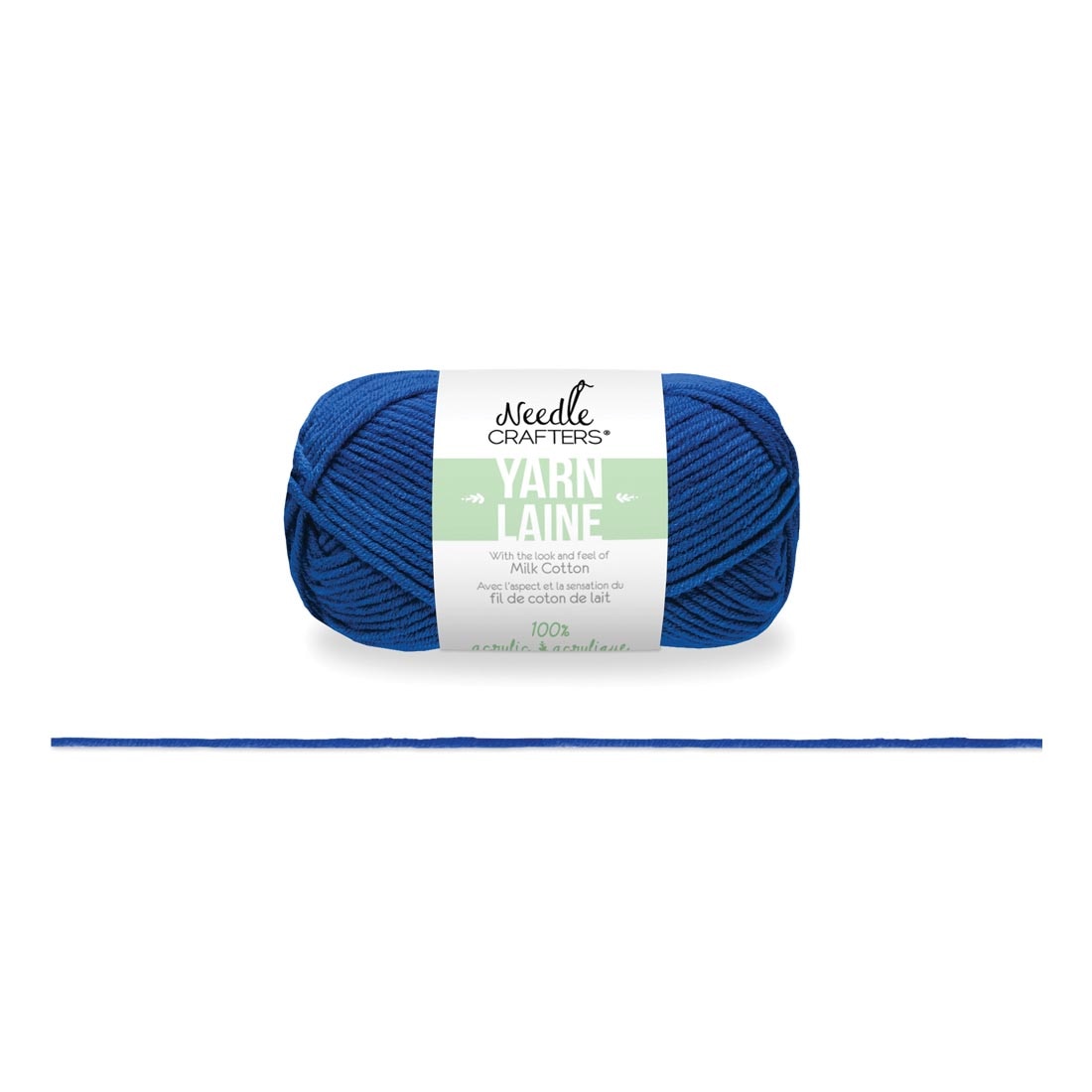 Dark Blue Acrylic Yarn by Needle Crafters