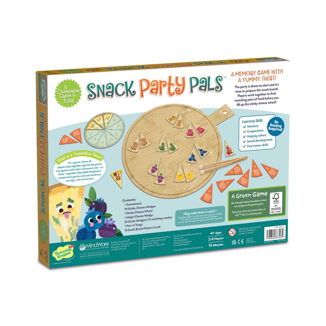 Snack Party Pals Cooperative Board Game By Peaceable Kingdom