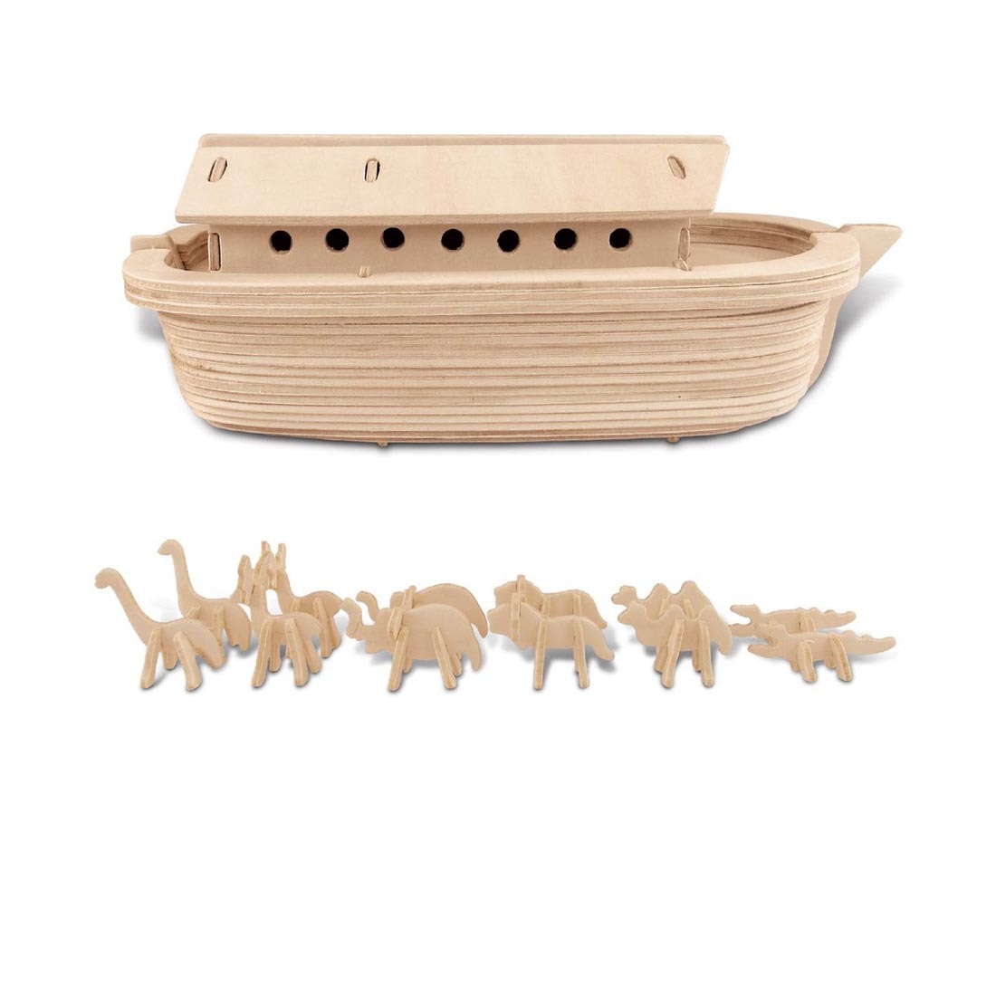 Noah's Ark 3D Wooden Puzzle by Puzzled Inc