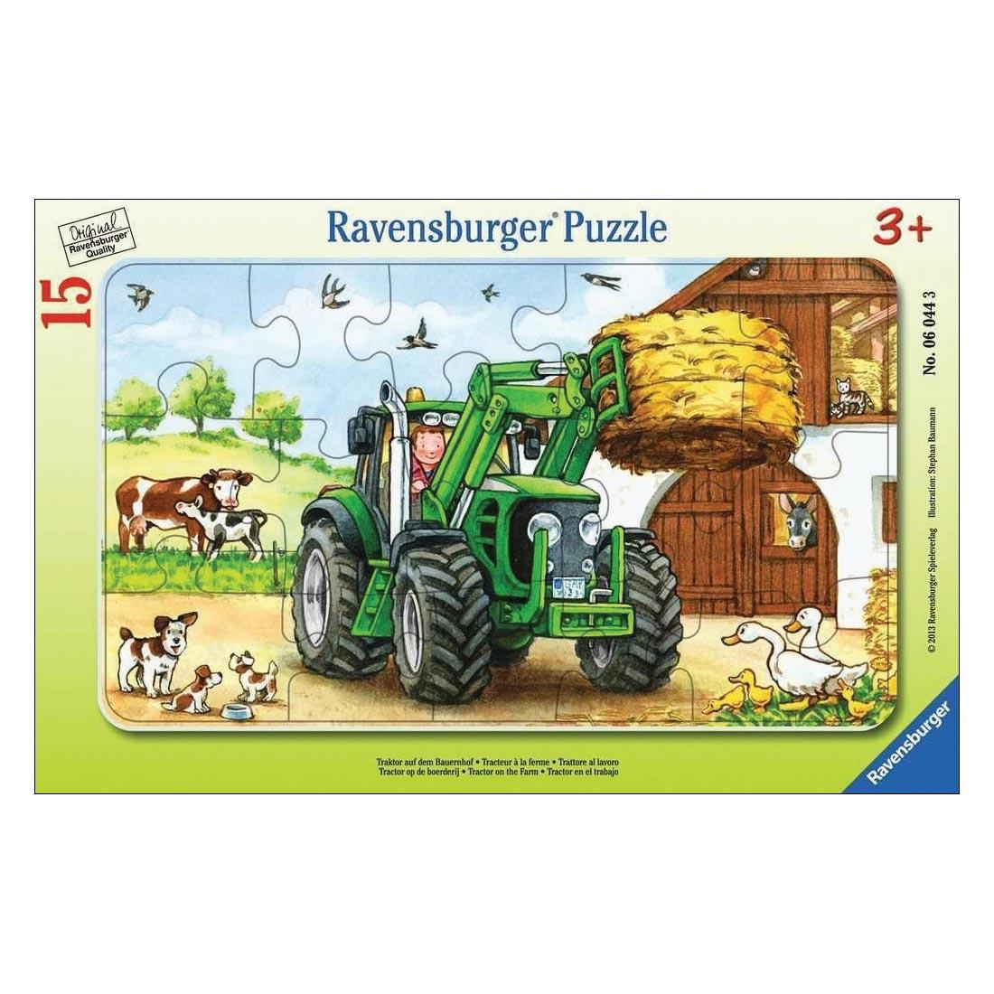 Tractor On The Farm 15-Piece Frame Puzzle By Ravensburger