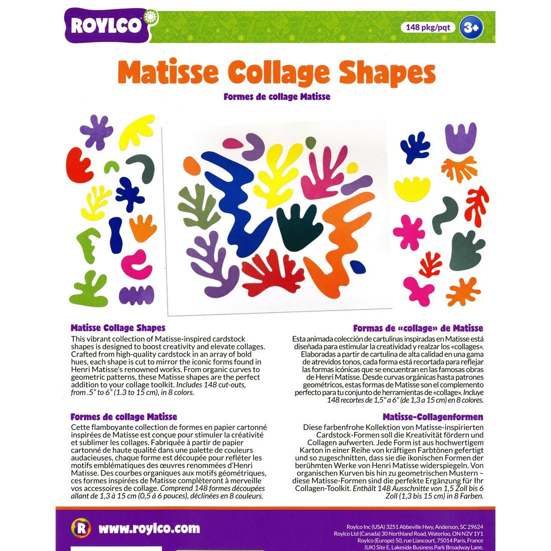 Matisse Collage Shapes by Roylco