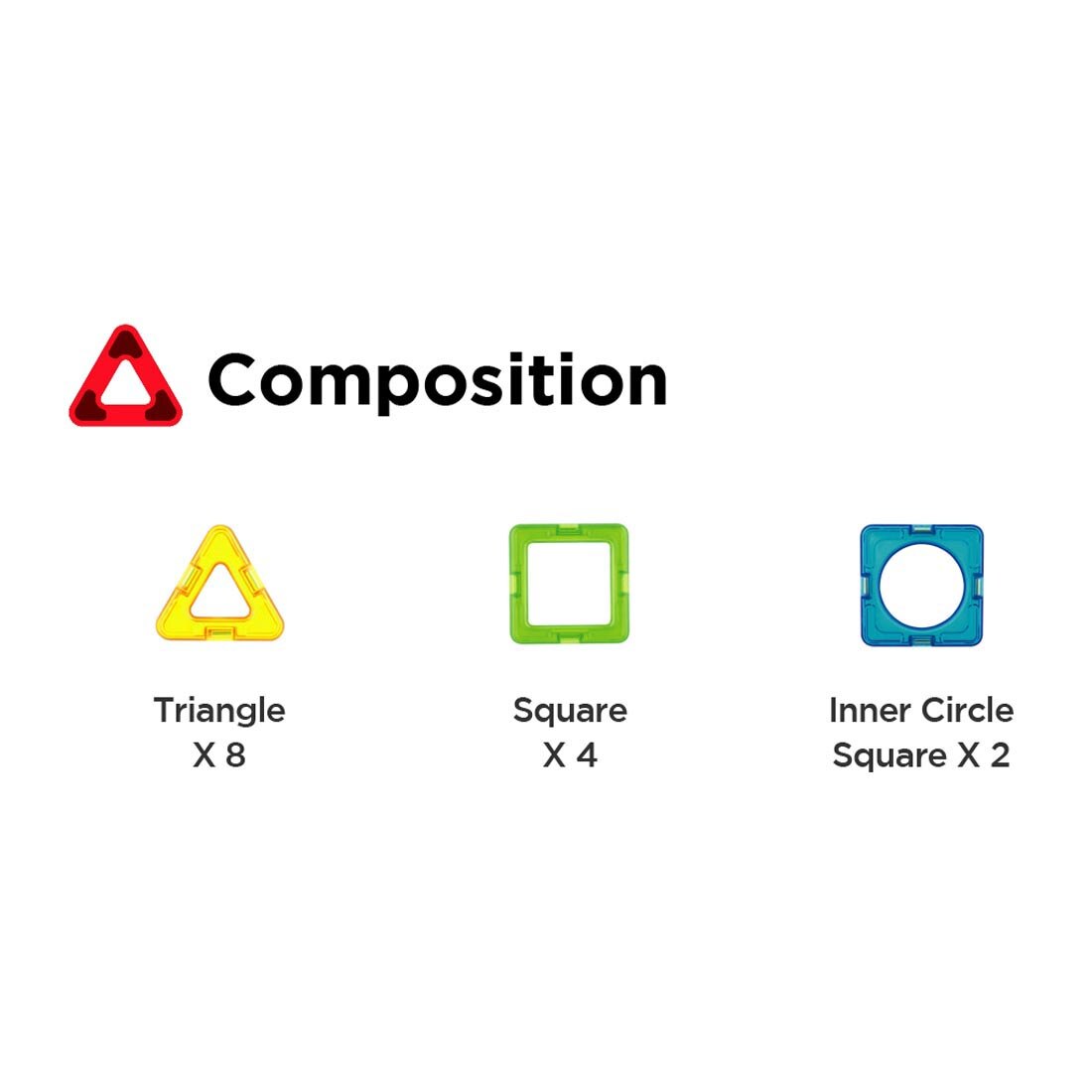 Magformers 14-Piece Basic Plus Set