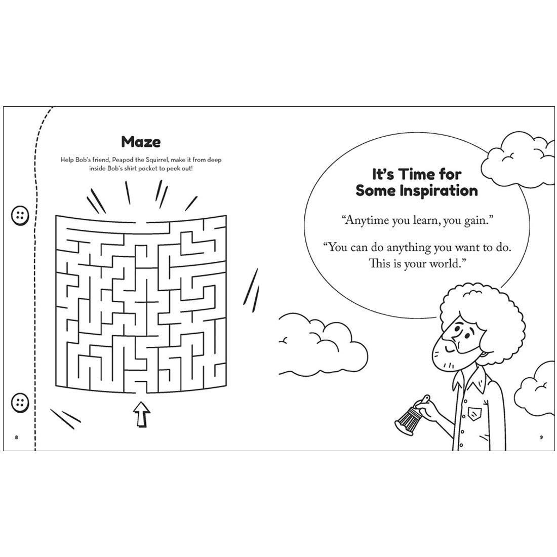 Bob Ross Activity Book