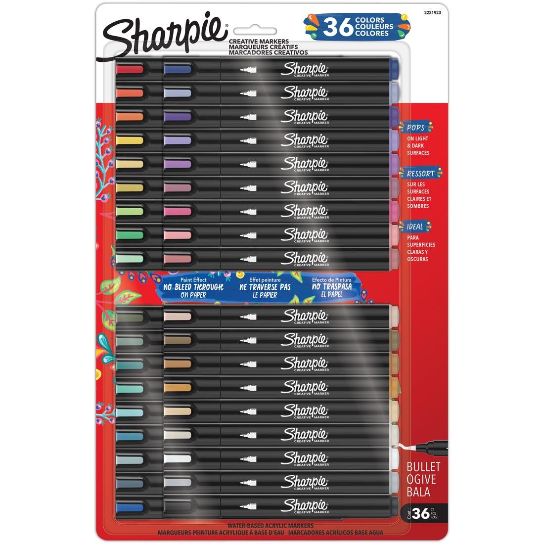 Sharpie Creative Bullet Tip Markers 36-Color Set