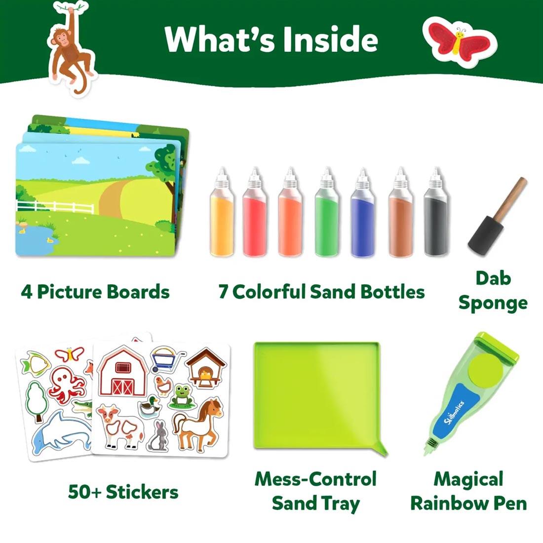 Sand-Tastic Art Amazing Animals Kit By Skillmatics