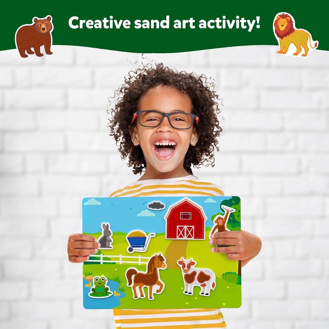 Sand-Tastic Art Amazing Animals Kit By Skillmatics