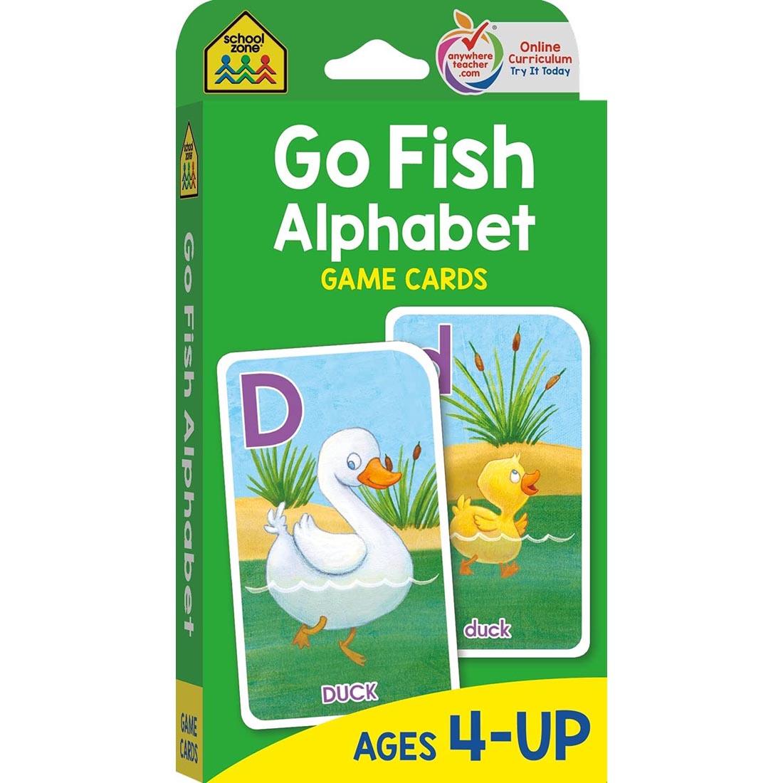Go Fish Alphabet Game Cards by School Zone