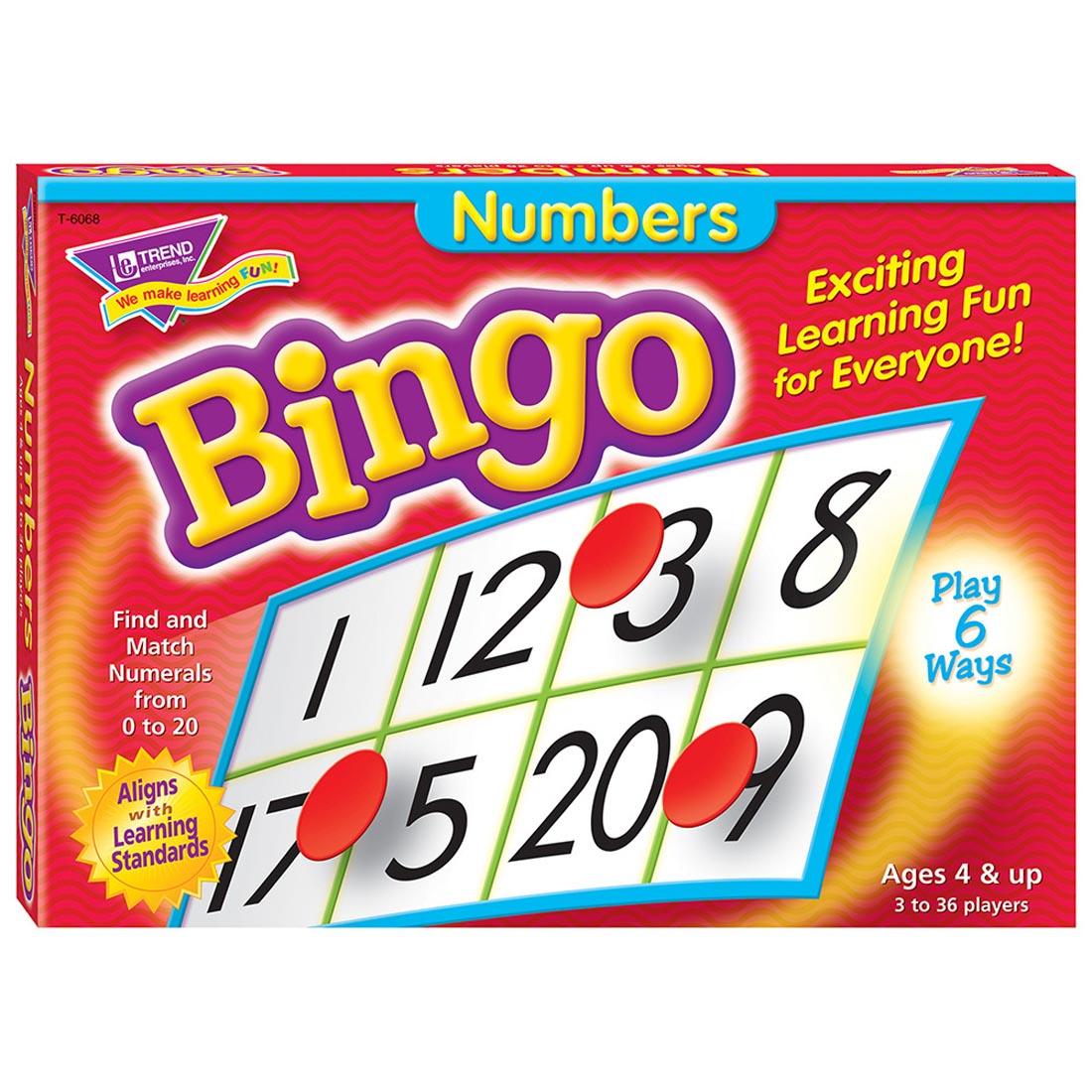 TREND Numbers Bingo Game United Art Education
