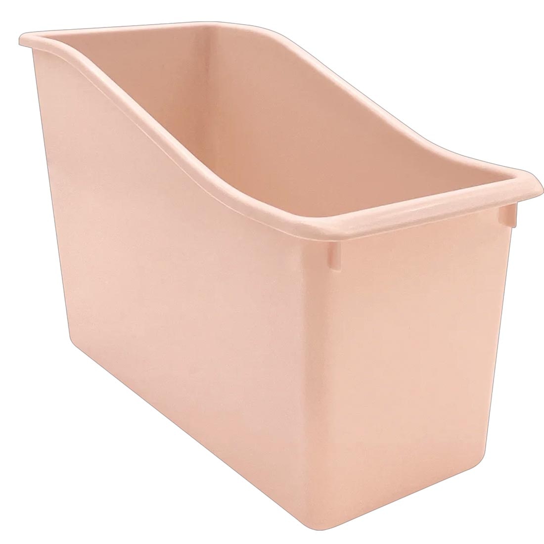 Blush Plastic Book Bin by Teacher Created Resources