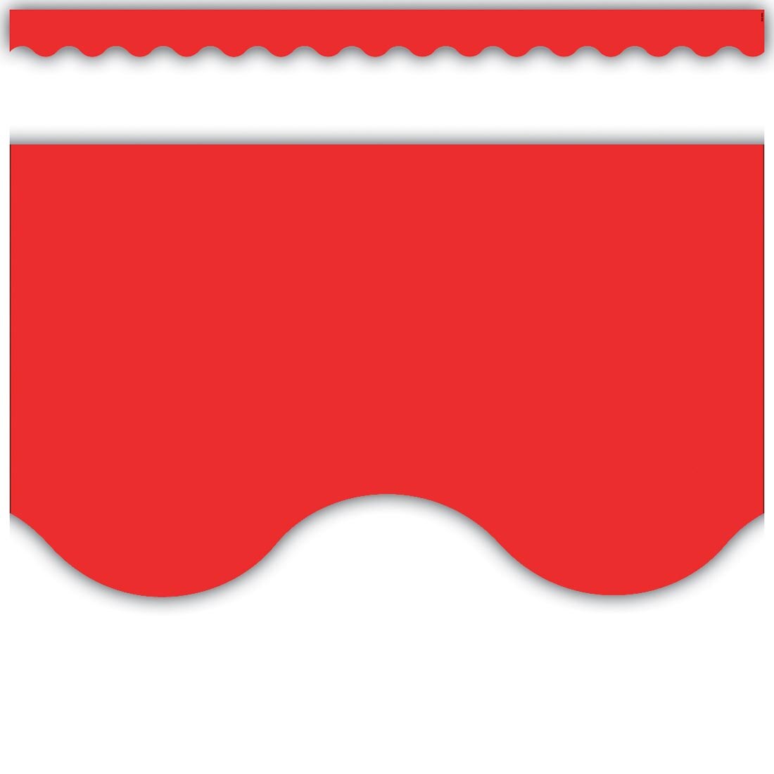 Red Scalloped Border Trim By Teacher Created Resources