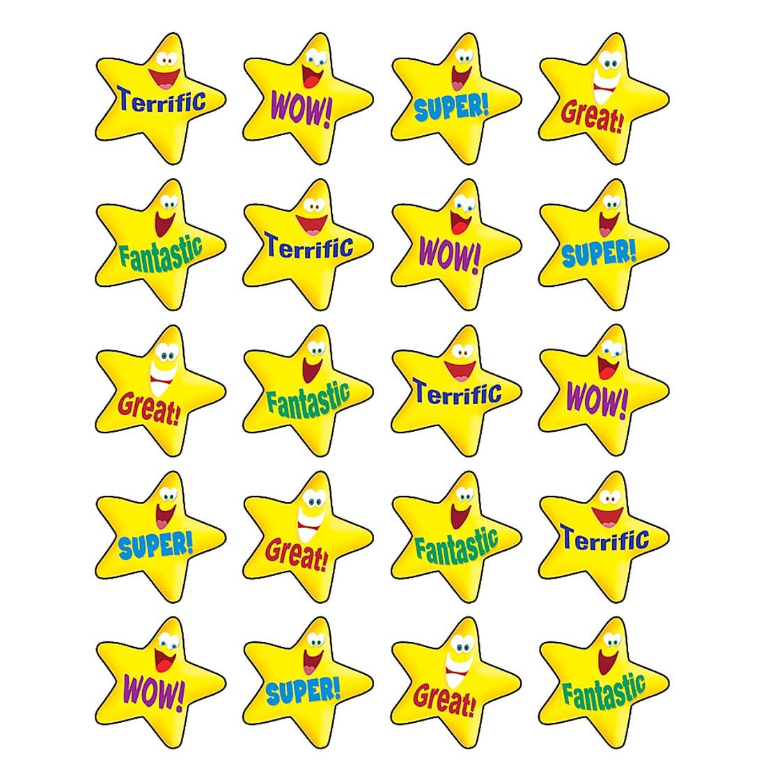 Encouraging Stars Stickers by Teacher Created Resources 120-Count Package