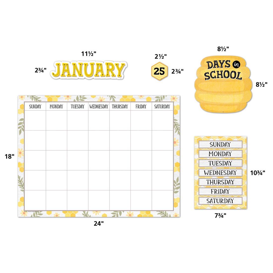 Buzzing Bees Calendar Bulletin Board Set By Teacher Created Resources