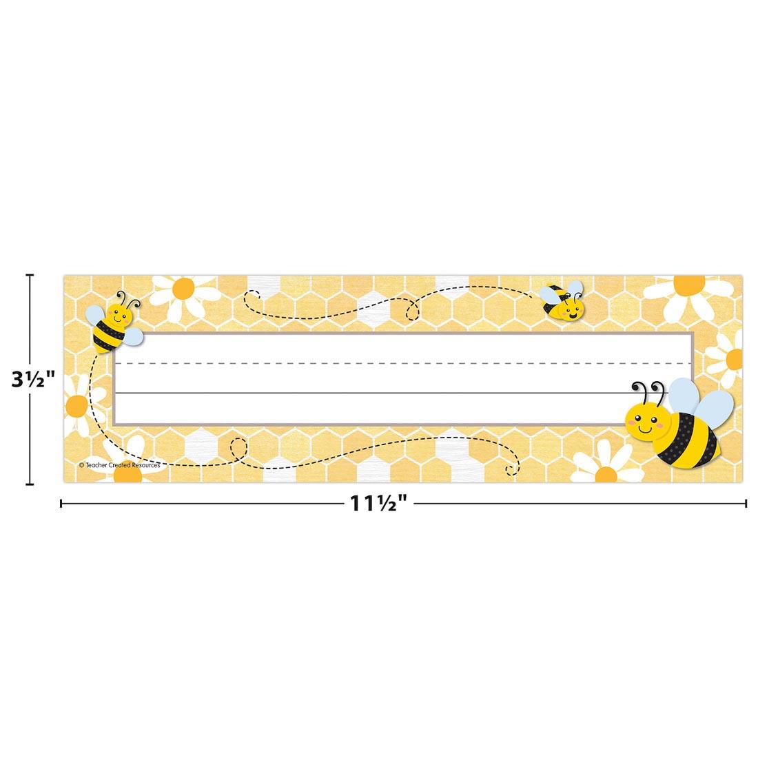Buzzing Bees Flat Name Plates By Teacher Created Resources