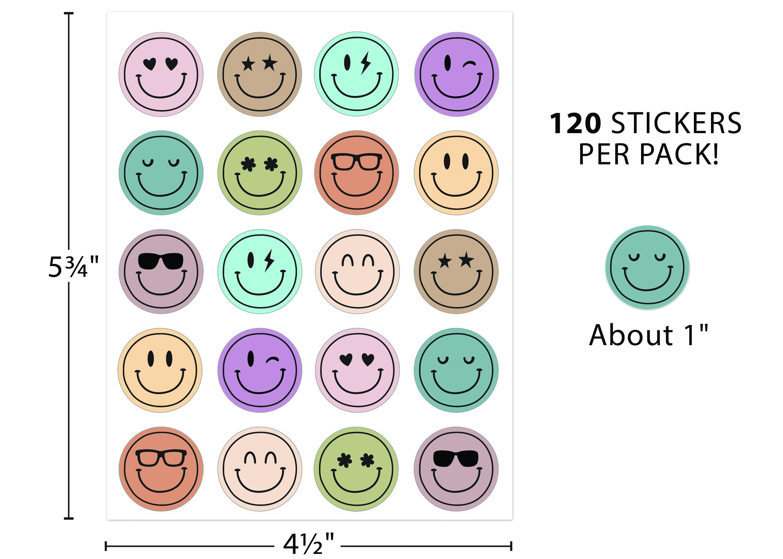 Calming Colors Smiley Faces Stickers By Teacher Created Resources