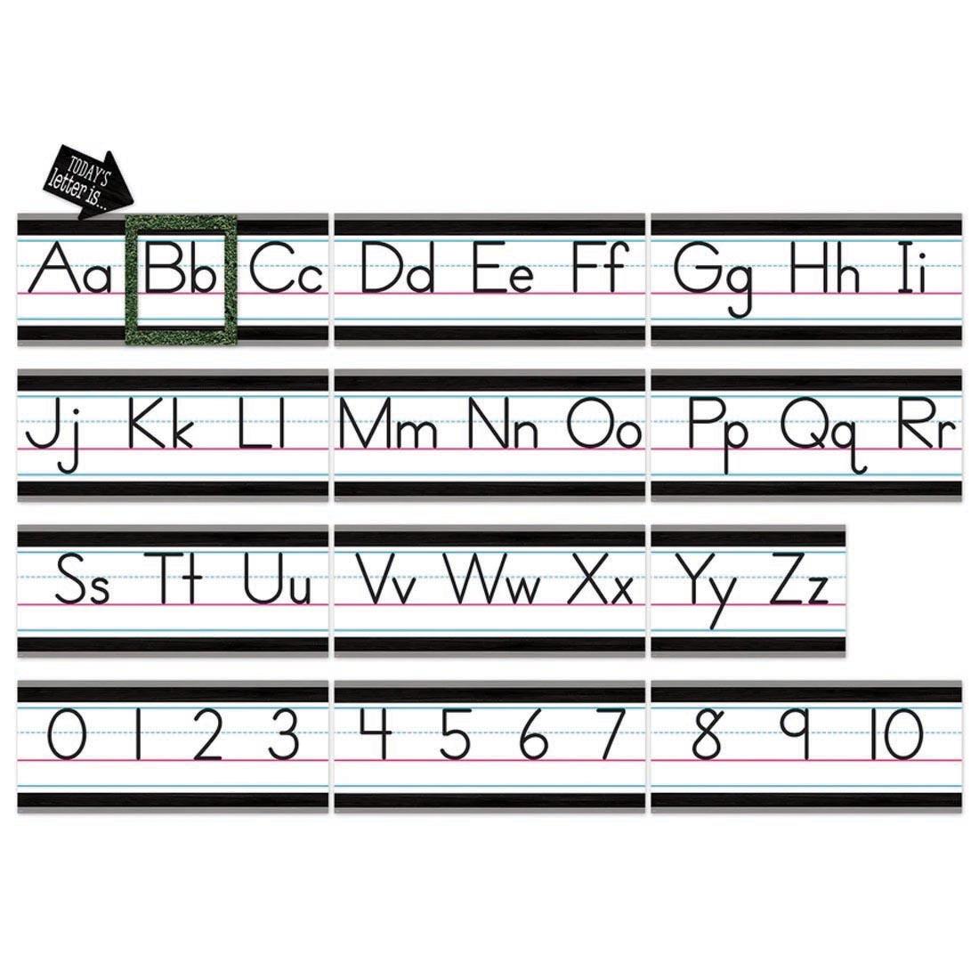 Modern Farmhouse Alphabet Line Bulletin Board Set By Teacher Created ...