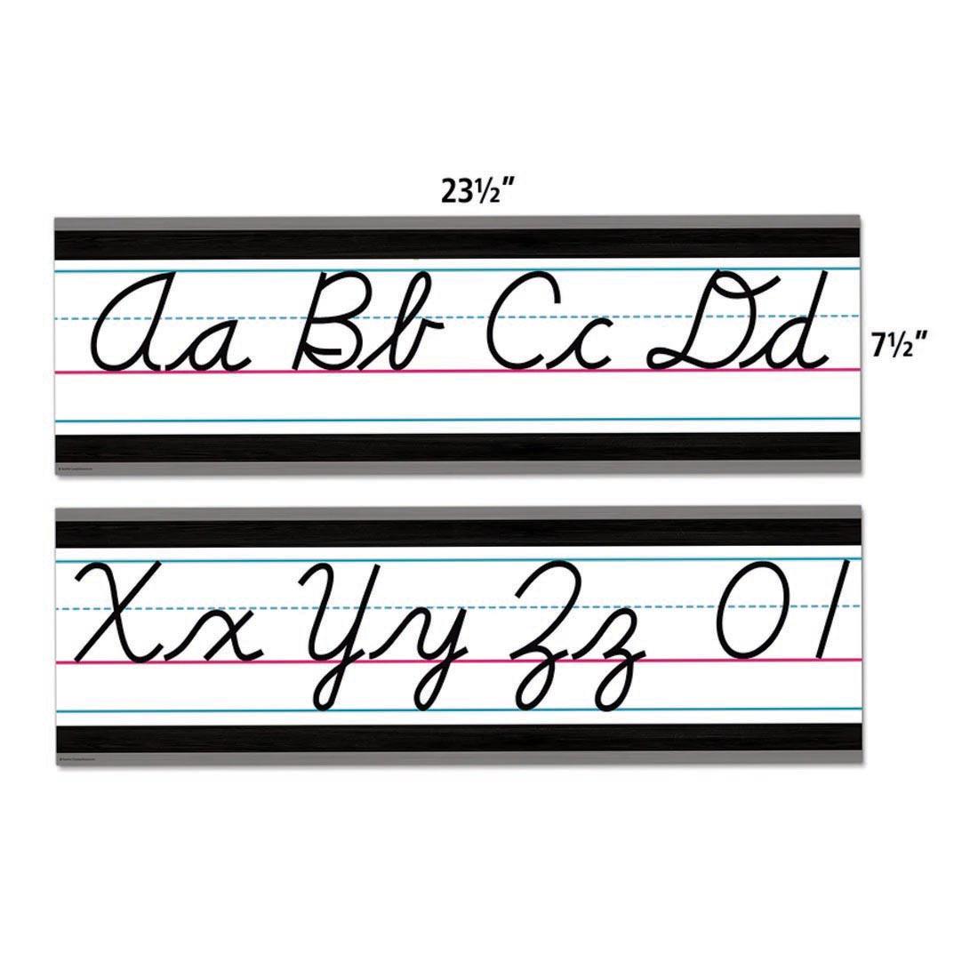 Modern Farmhouse Cursive Writing Bulletin Board Set By Teacher Created ...