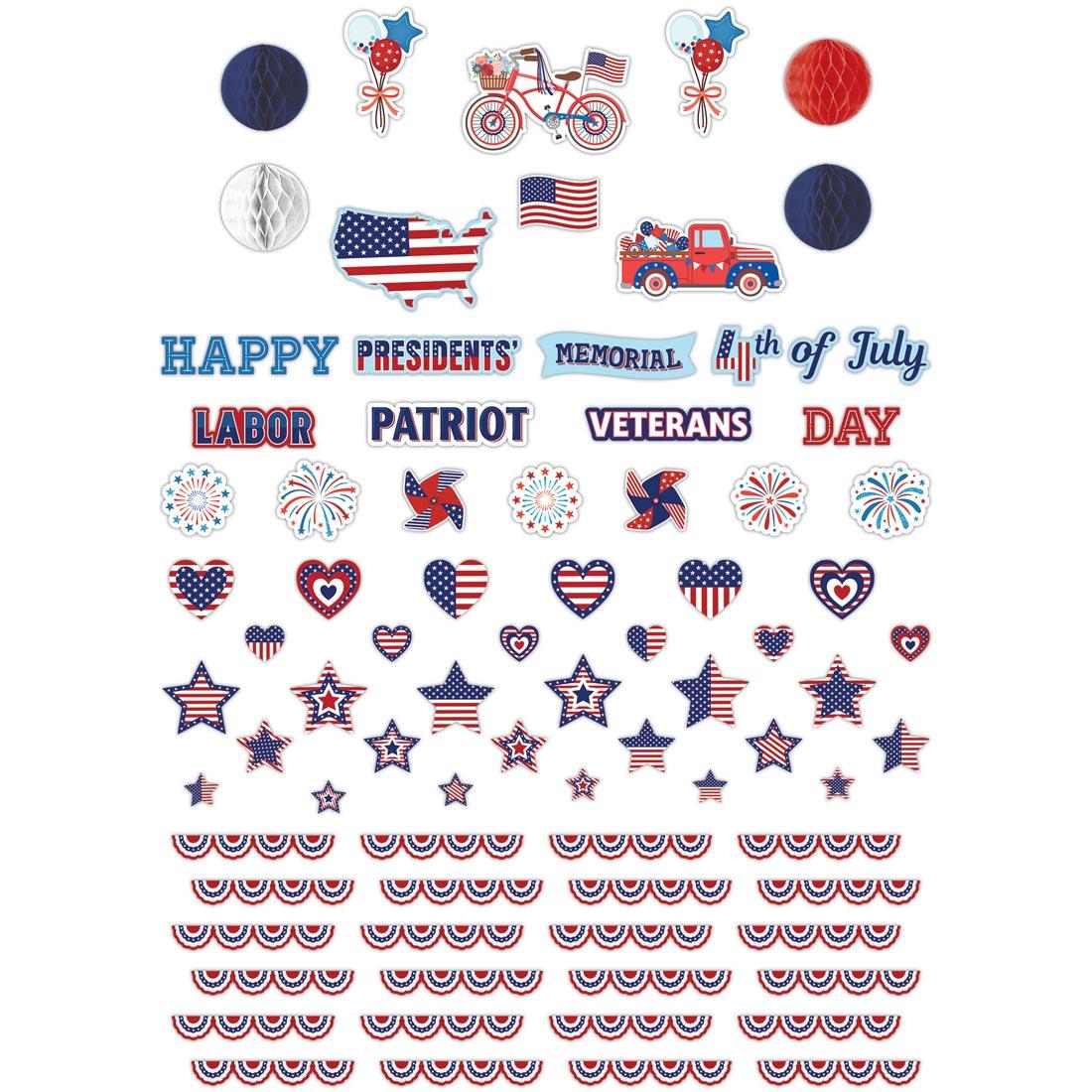 Patriotic Create & Decorate Quick Kit By Teacher Created Resources