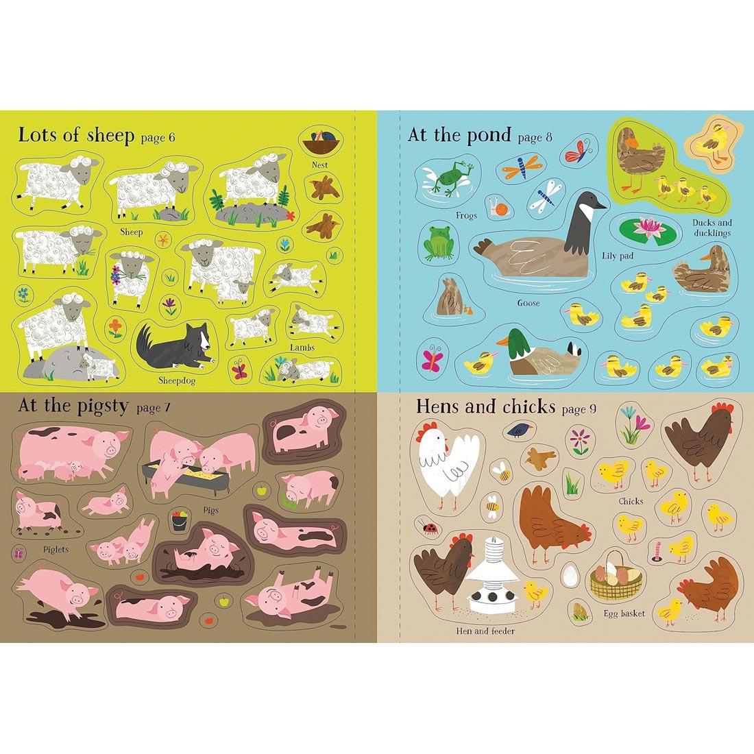 Farm Little First Stickers by Usborne