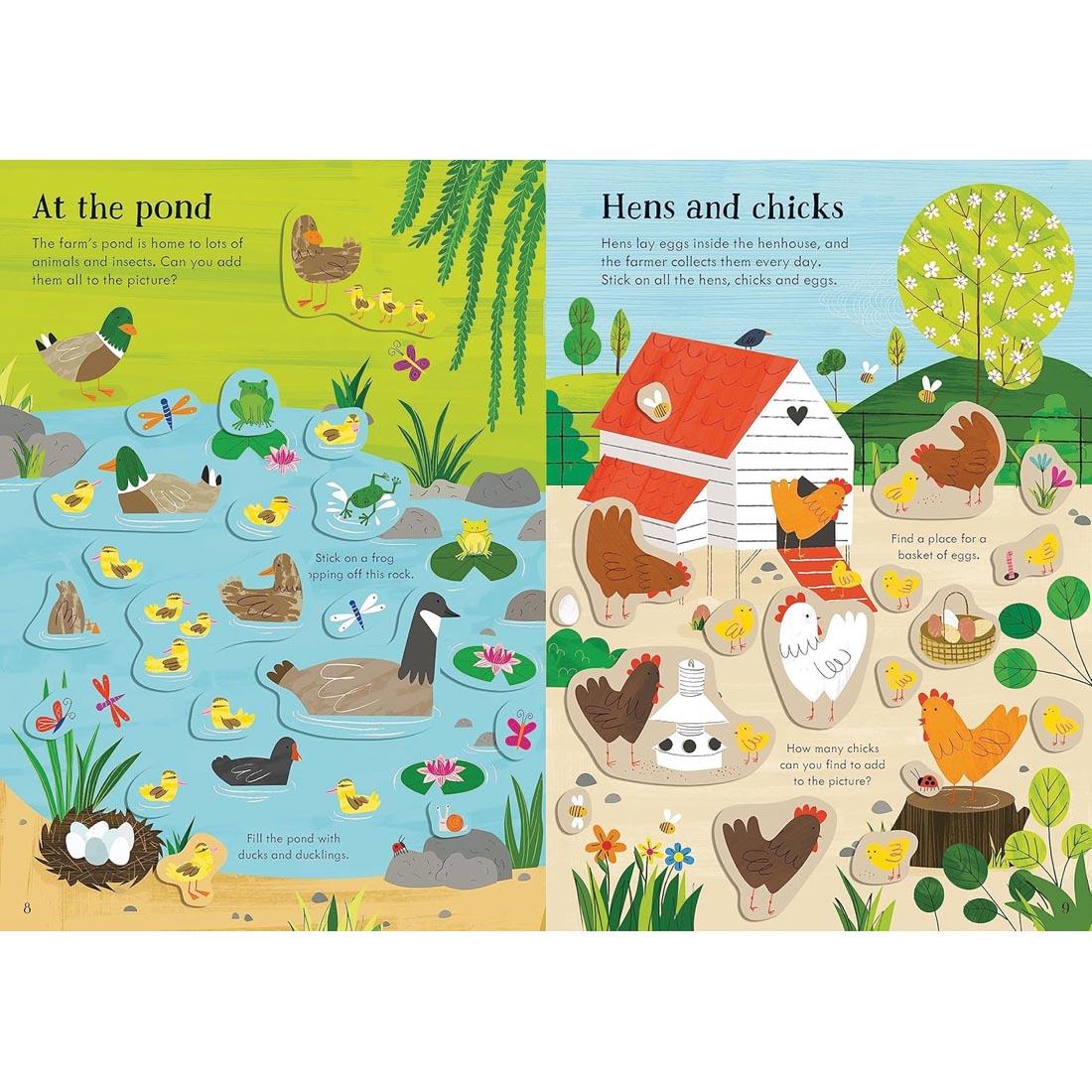 Farm Little First Stickers by Usborne