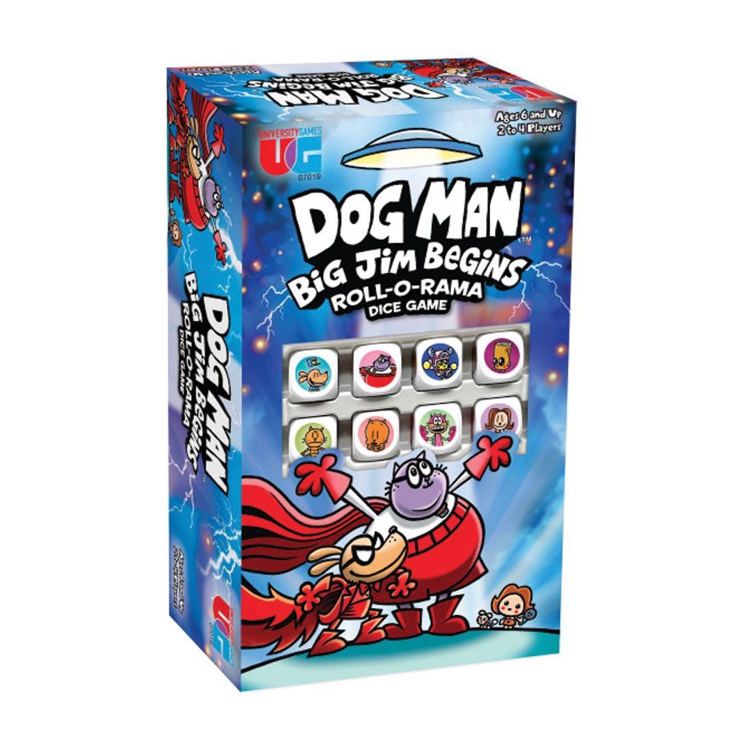 Dog Man Big Jim Begins Roll-O-Rama Dice Game By University Games