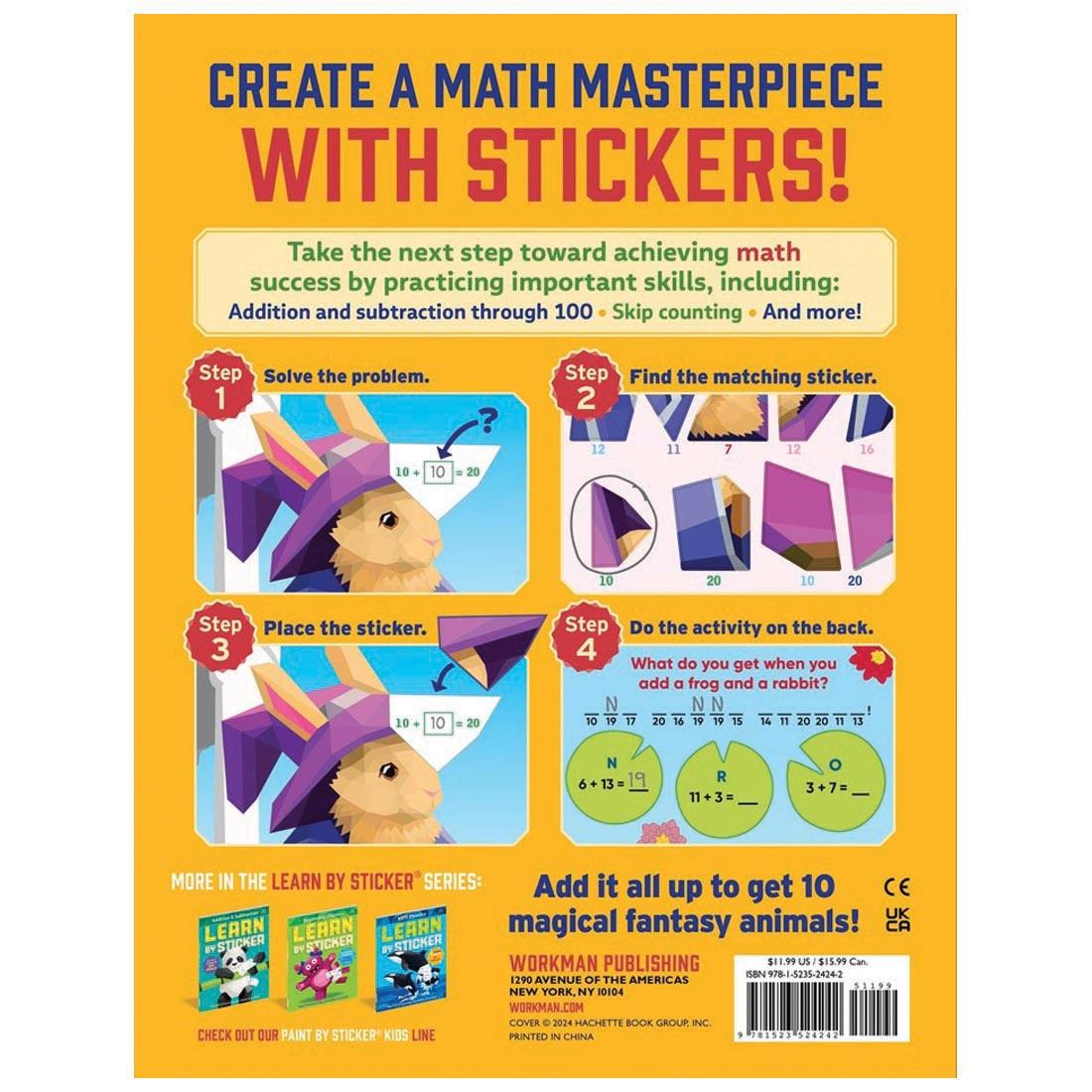 Learn by Sticker More Addition & Subtraction Book