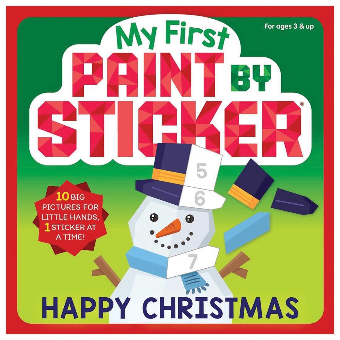 Happy Christmas My First Paint by Sticker Book