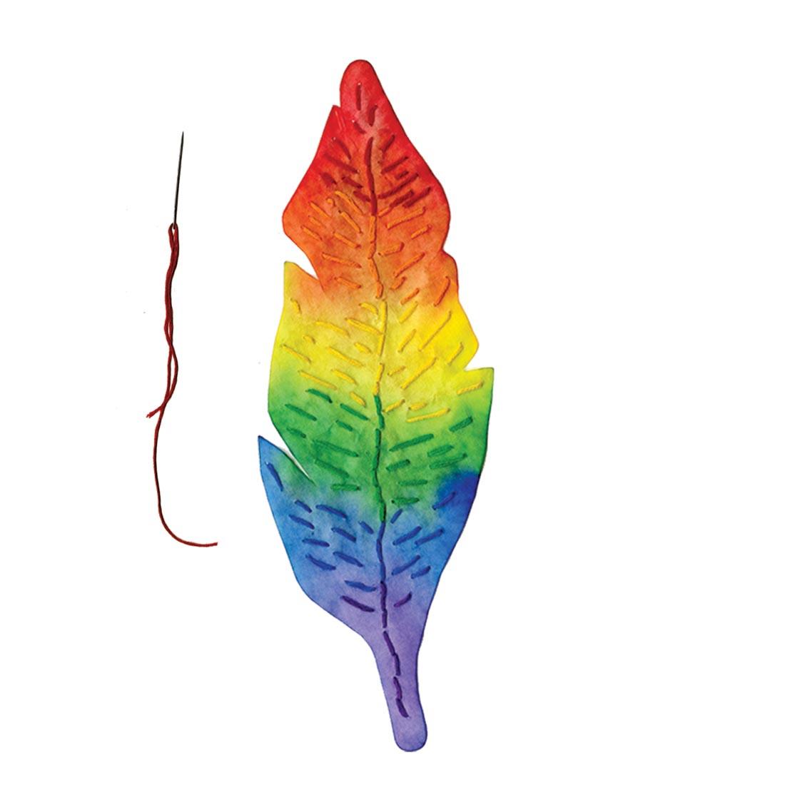 Embroidered Feathers - Project #12